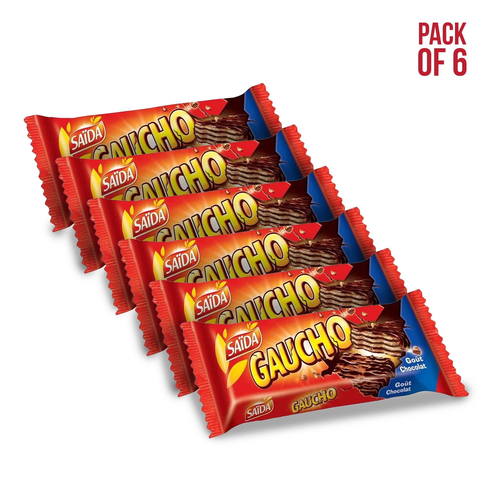 6 x Biscuits au Chocolat Gaucho | 6 x Gaucho Chocolate Biscuits ...